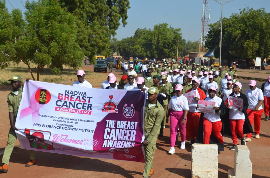 Nigerian Army Officers' Wives Hold Year 2023 Cancer Awareness Campaign - Independent News Express